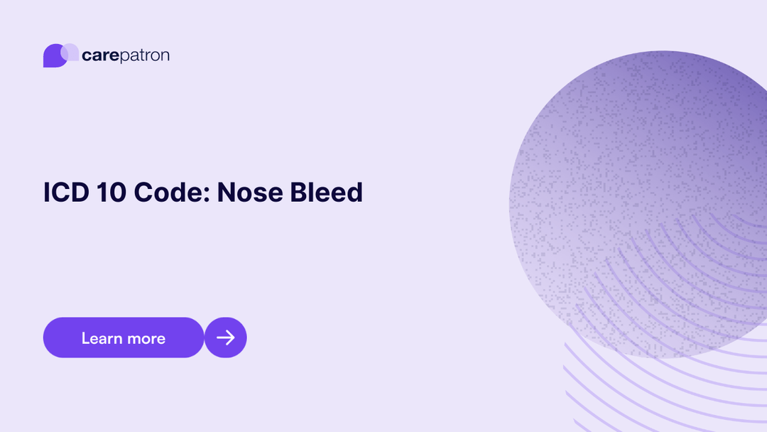 Nose Bleed ICD-10-CM Codes | 2023